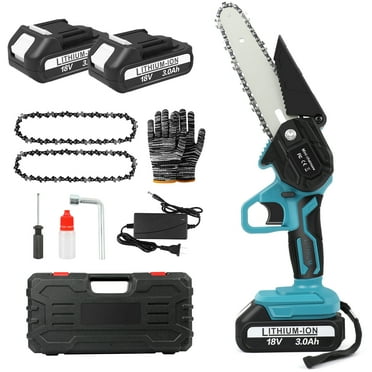 UNTIMATY 6" Cordless Mini Chainsaw, 6-inch Electric Portable One-Hand ...
