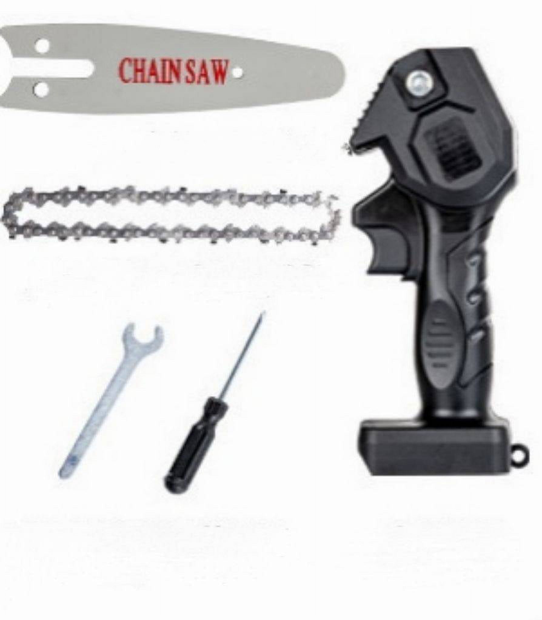 Mini Cordless Chainsaw Electric One-Hand Saw Wood Cutter - Walmart.com