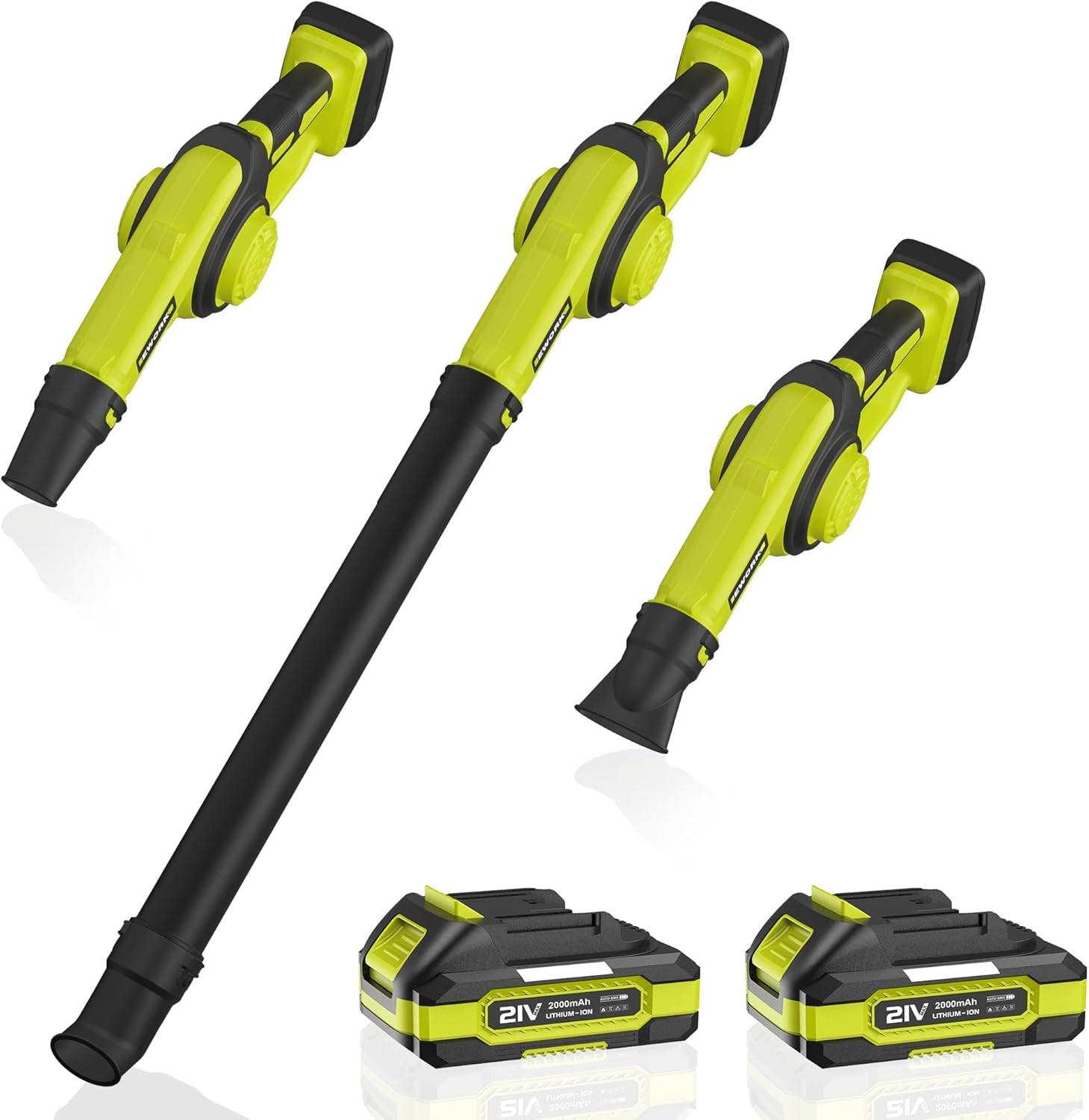 Mini Cordless Leaf Blower Up to 200 MPH 21V Small Leaf Blower 3 Speed ...