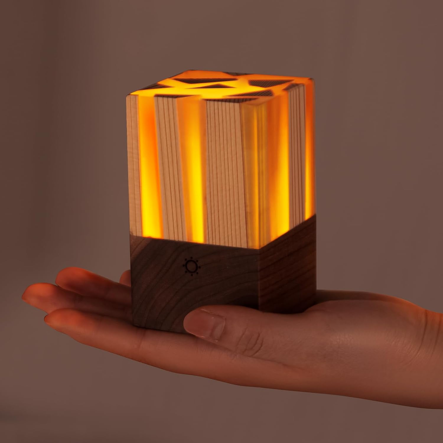 Mini Cordless Table Lamp for Small Spaces, Portable and Dimmable Night ...