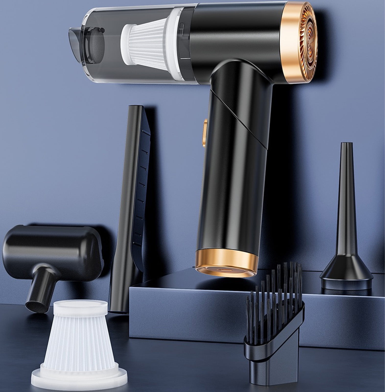 Mini Cordless Vacuum Cleaner for Car, Foldable 6000Pa Handheld Car ...