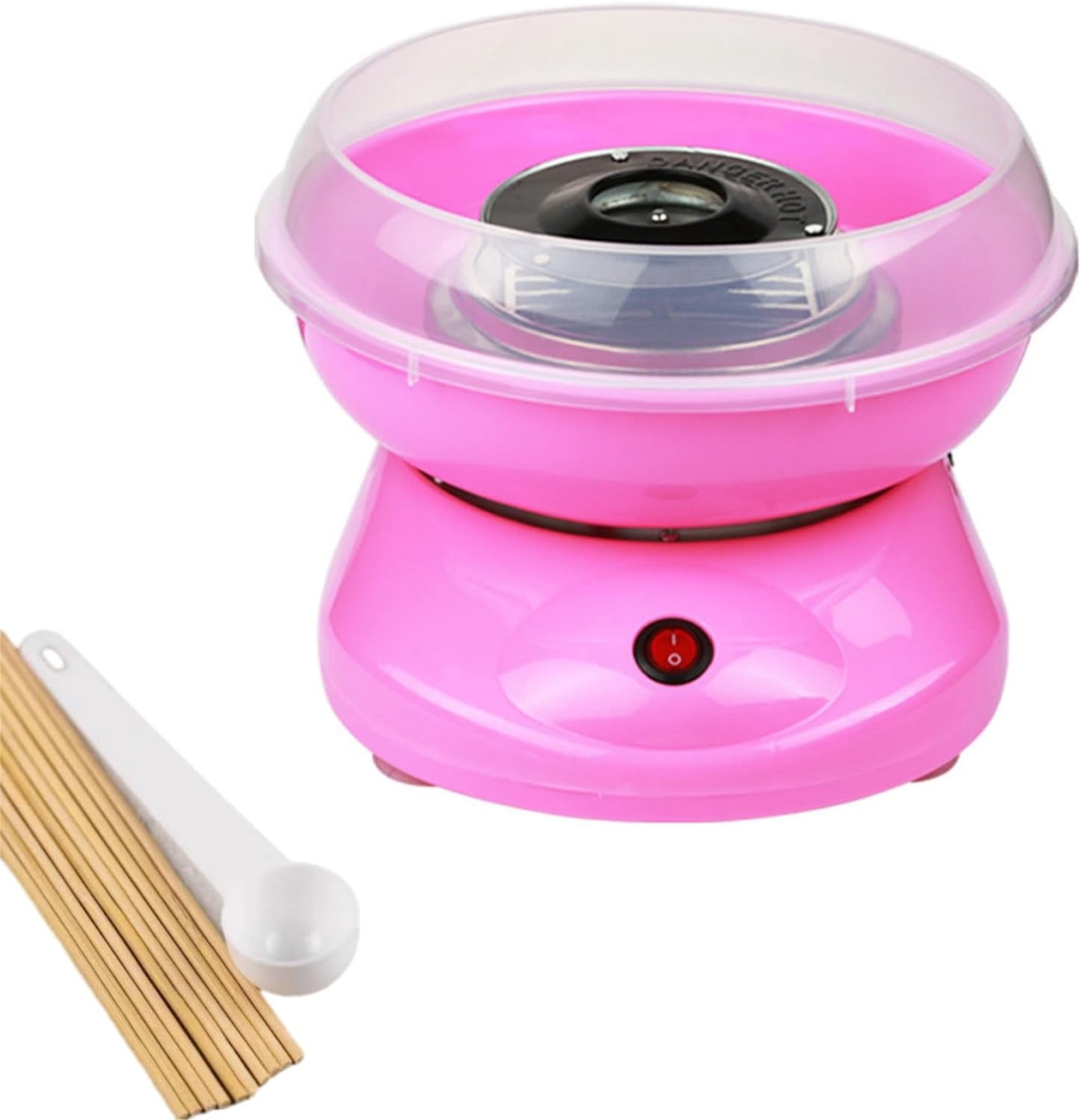 Mini Cotton Candy Machine with Sugar Scoop, Sticks 450W Electric ...