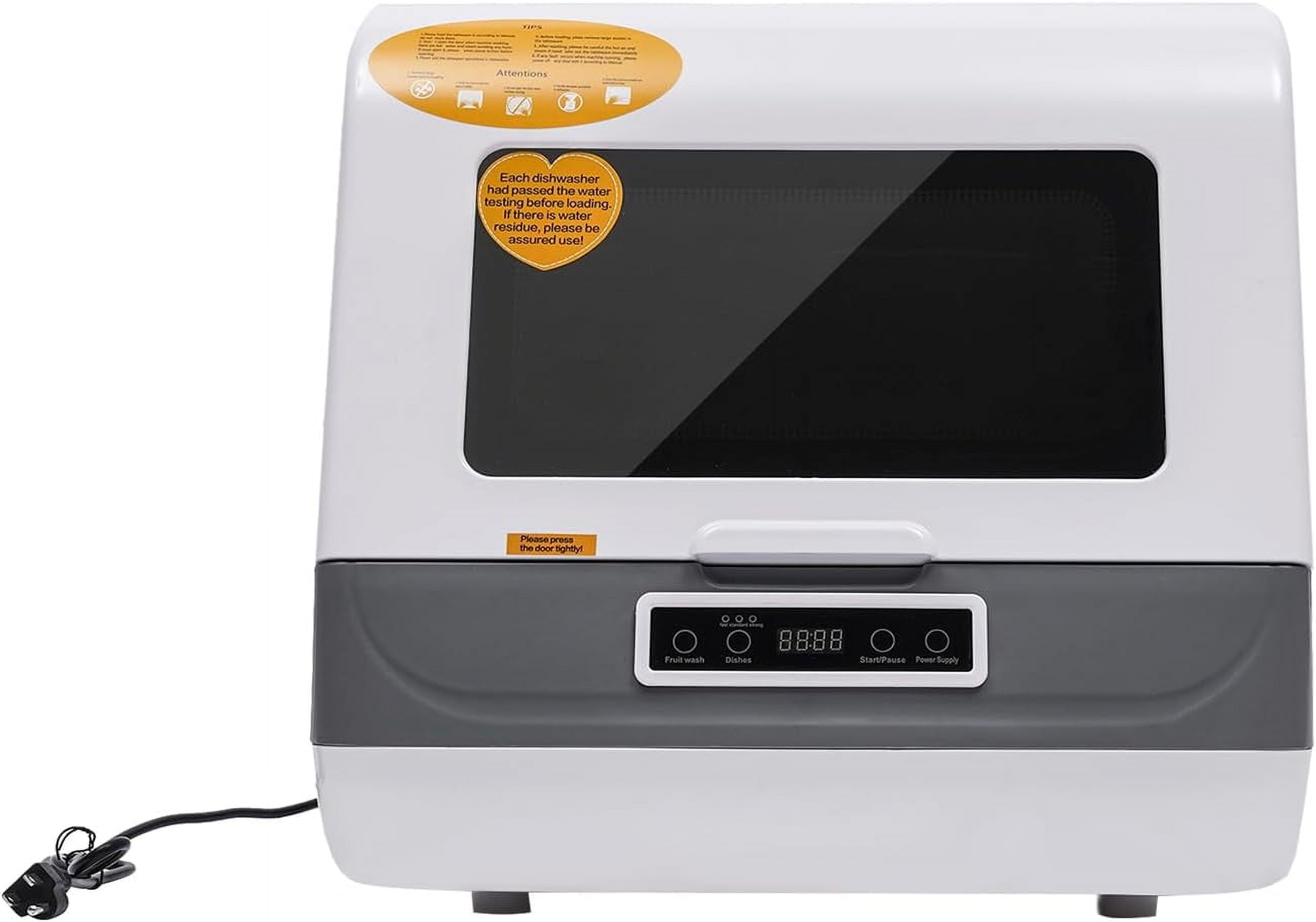 Mini Countertop Dishwasher Portable Compact Dishwashers, Tabletop Small ...