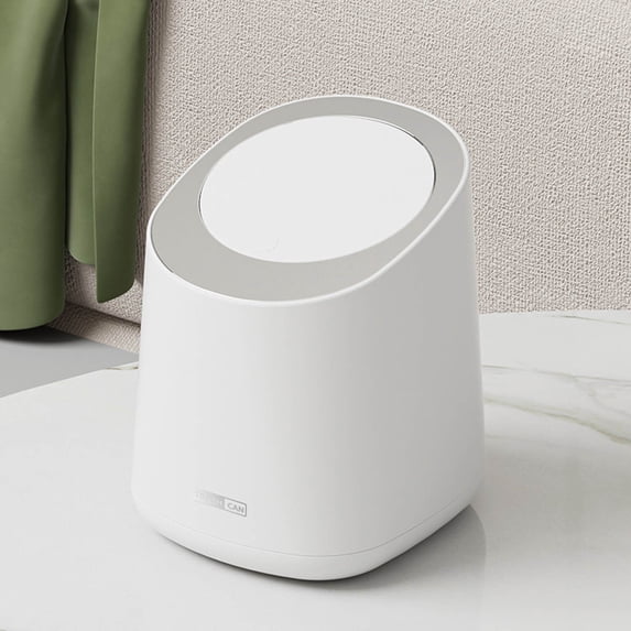 Mini Countertop Trash Can With Trash Bags, Usupdd Press Type Lid Waste ...