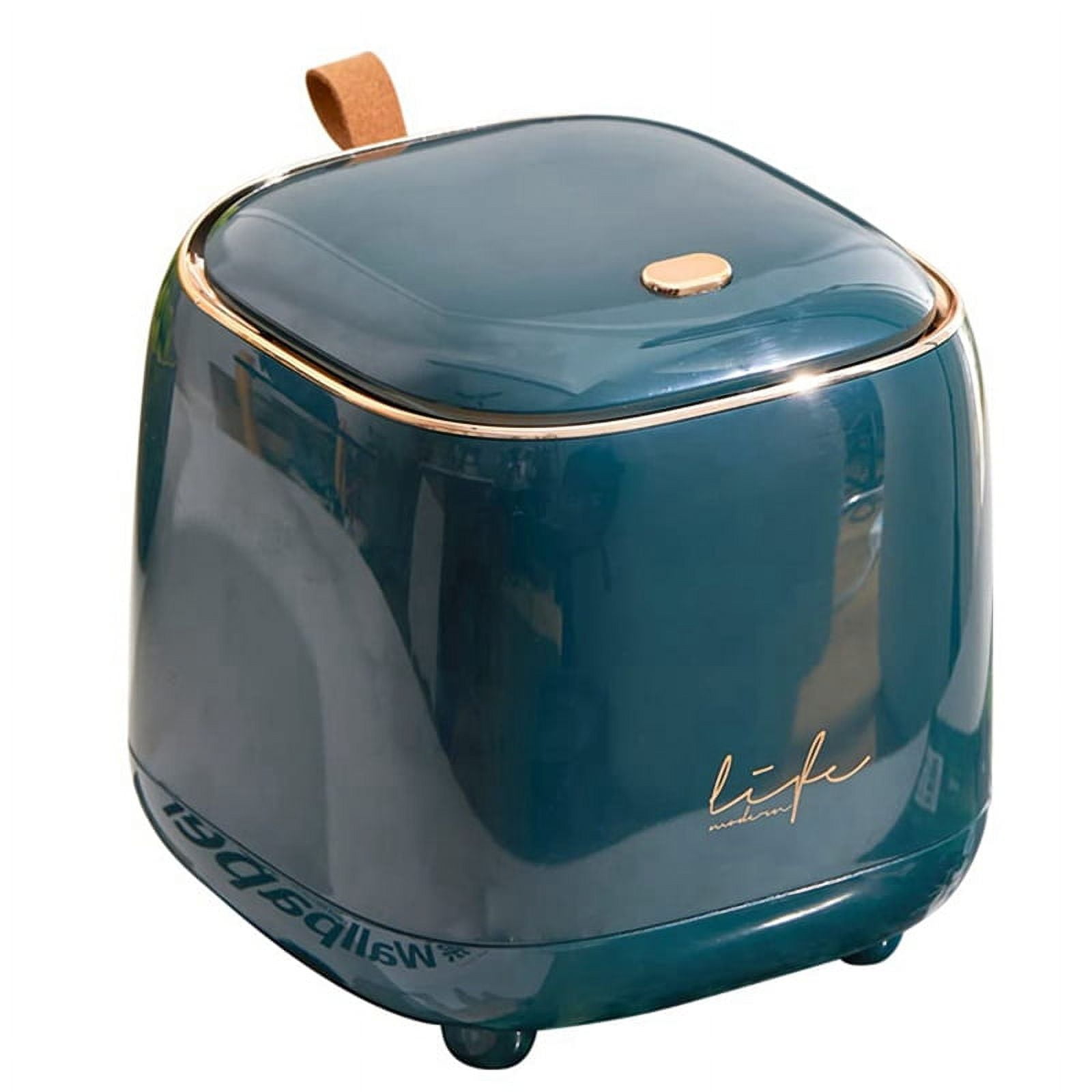 Mini Countertop Trash Can , Waste Can with Type Lid, 0.5 Gallon/1.5 ...