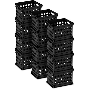 6-Pack Mini Plastic Crates,folding storage crate,Mini Plastic Baskets ...