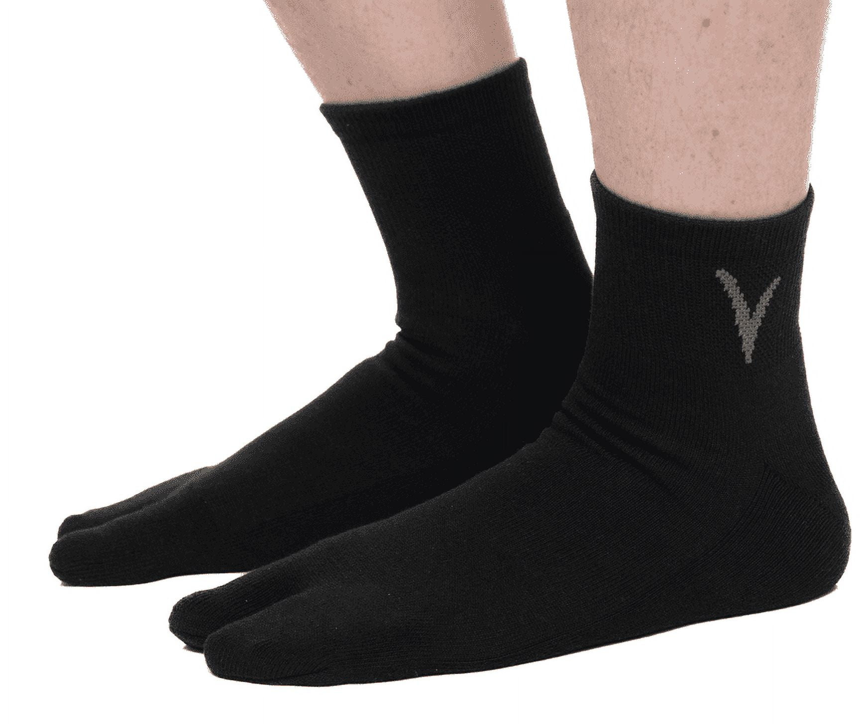 Mini-Crew - V-Toe Thicker Flip-Flop Tabi Socks Athletic or Casual ...