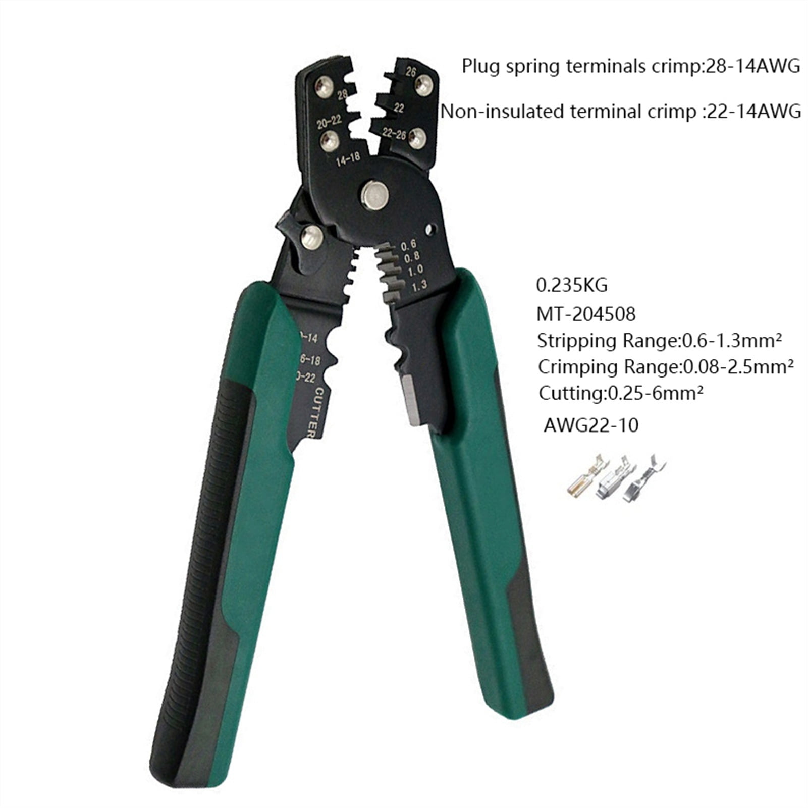 Mini Crimping Pliers HS-03BC Clamp Tools Cap/coaxial Cable Terminals ...
