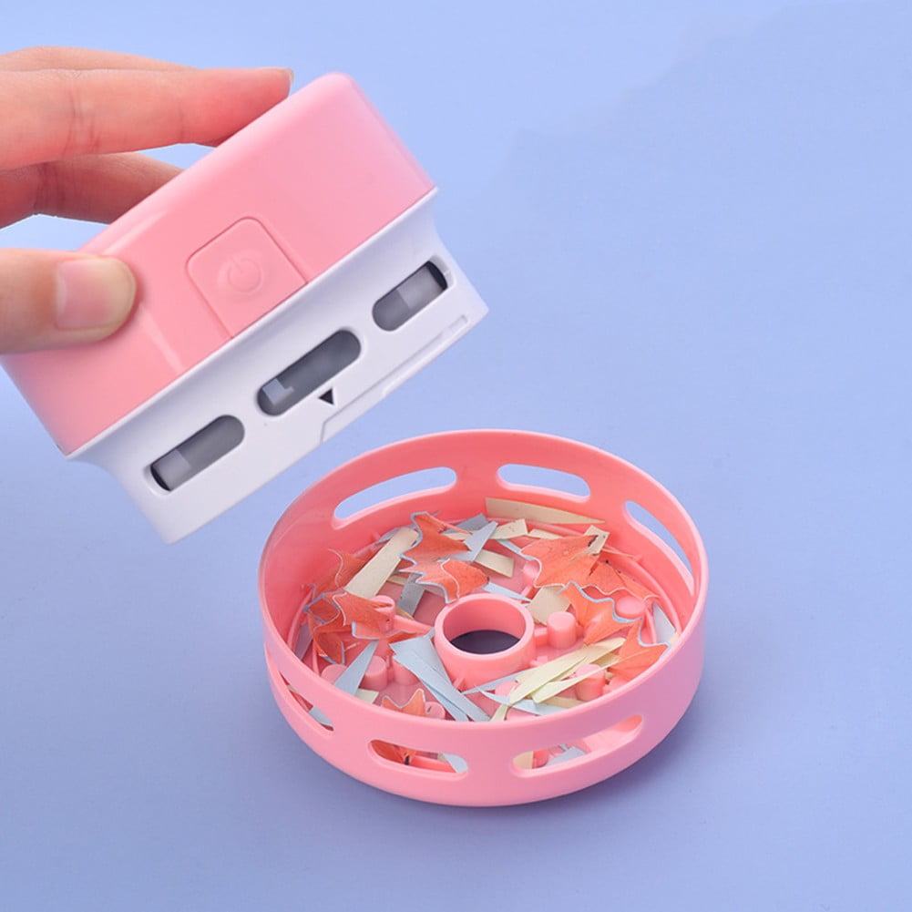 Mini Crumb Vacuum Cleaner Portable Desktop Cleaning for Office Cars Pet ...