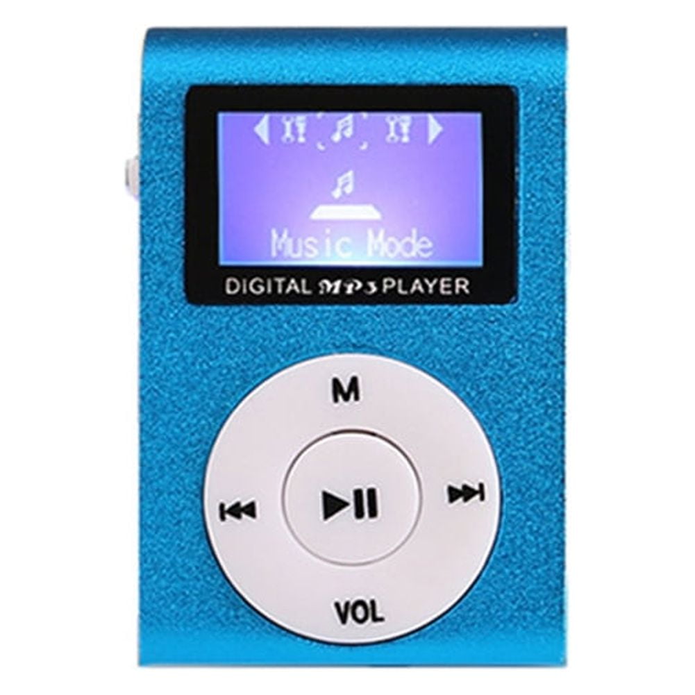 Mini Cube Clip-Type MP3 Player Display Rechargeable Portable Music ...