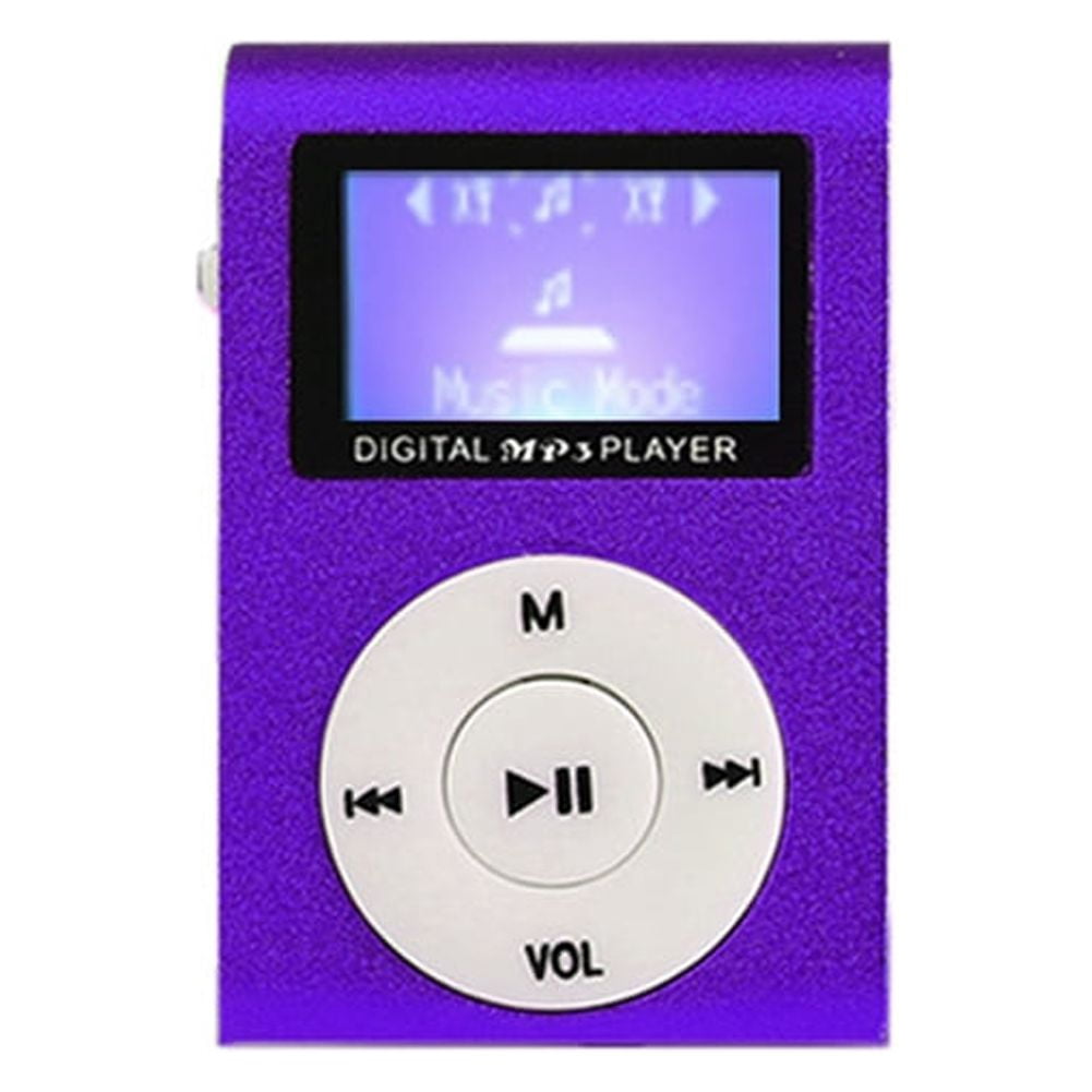 Mini Cube Clip-type Mp3 Player Display Rechargeable Portable Music ...