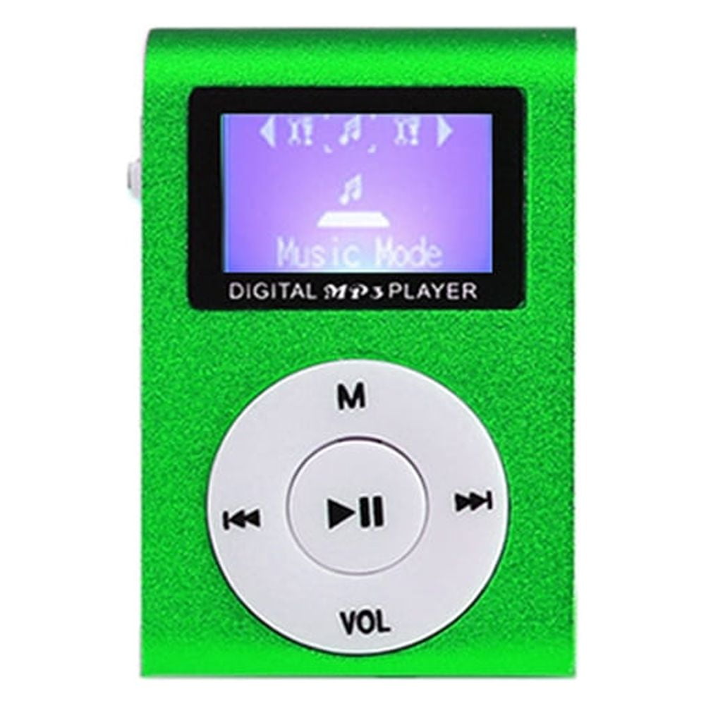 Mini Cube Clip-type Mp3 Player Display Rechargeable Portable Music ...