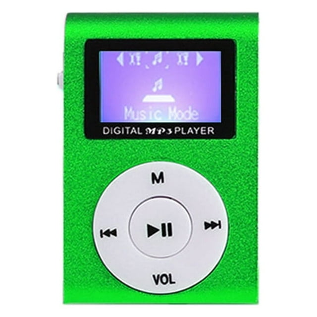 Mini Cube Clip-type Mp3 Player Display Rechargeable Portable Music ...