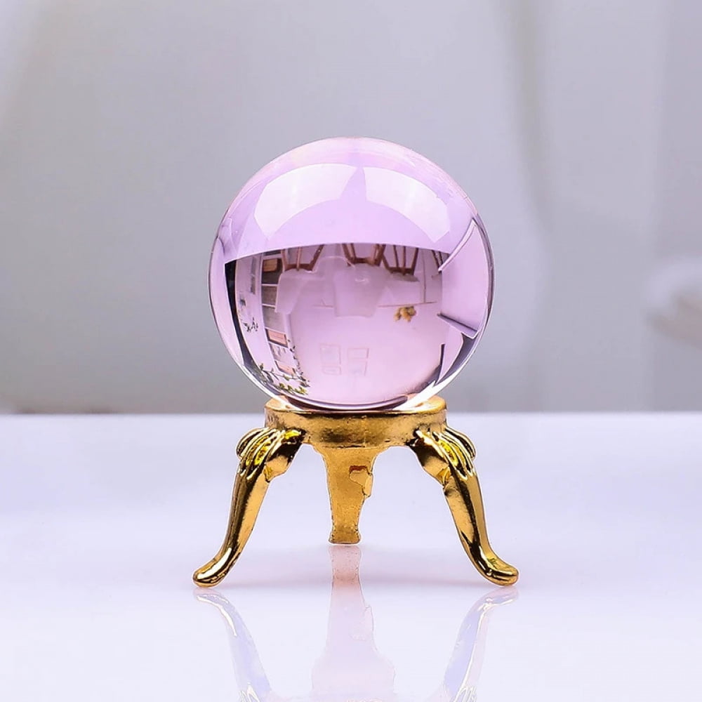 Mini Cute Crystal Ball Asian Rare Natural Magic Ball Healing Sphere ...