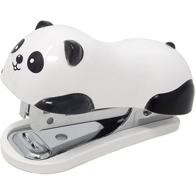 Mini Cute Panda Desktop Stapler, Office Stapler, 12 Sheet Capacity ...