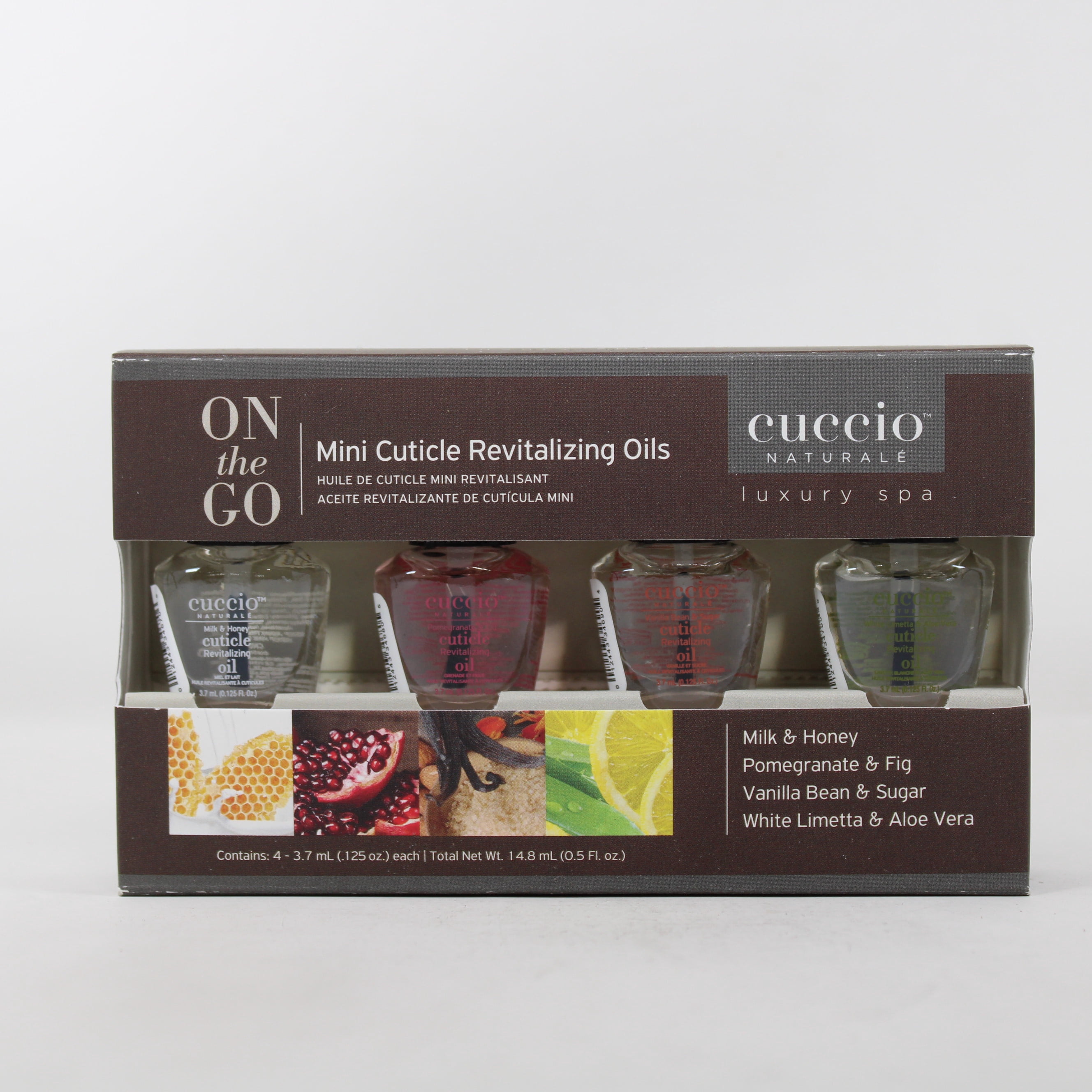 Mini Cuticle Revitalising Oils Set by Cuccio Naturale for Women - 4 x 0 ...