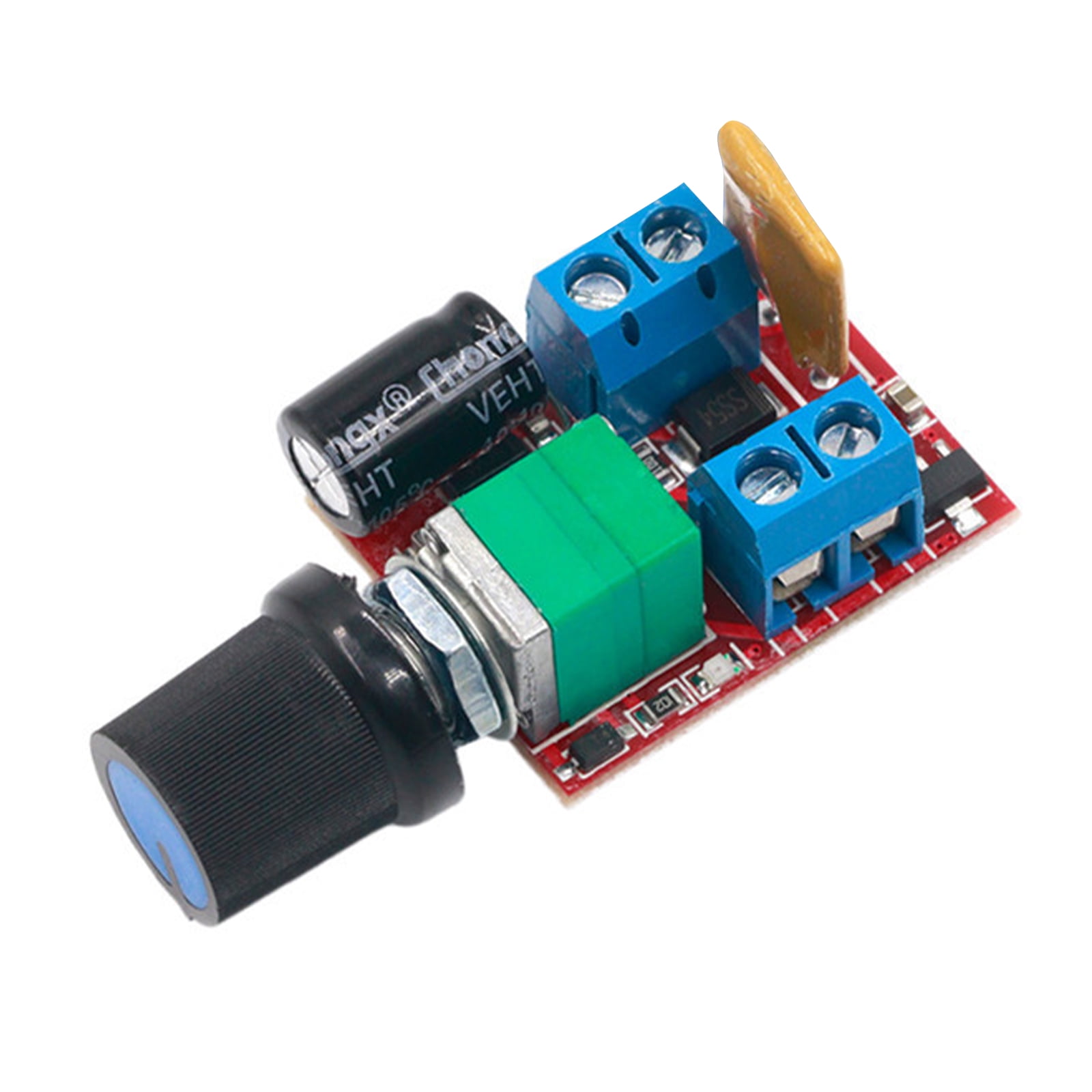 Mini DC 3V-35V 5A 90W PWM DC Motor Speed Controller Module Speed Regulator Control Adjust Board ...