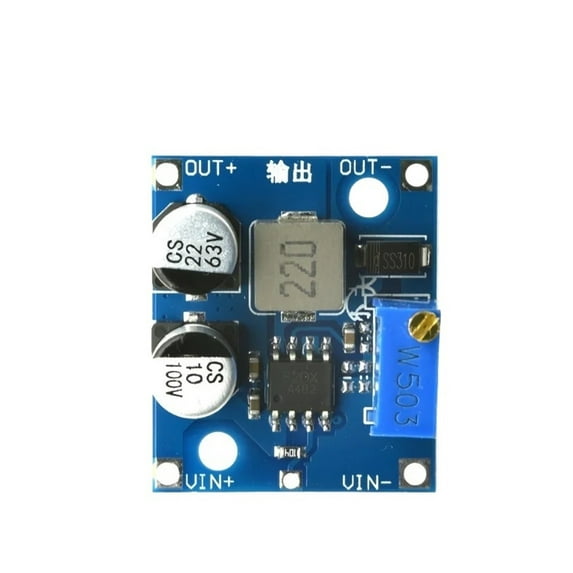 Mini DC-DC 5-80V to 1-62V 1.5A Buck-Boost Converter Adjustable Step-Up/Down Power Module for ...