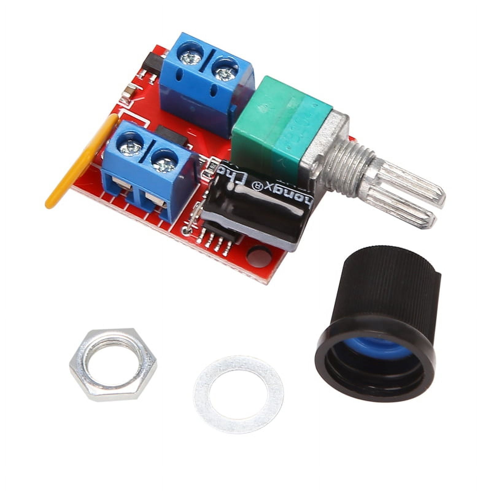 Mini DC Motor PWM Speed Controller 3V 6V 12V 24V 35VDC 90W 5a Control ...