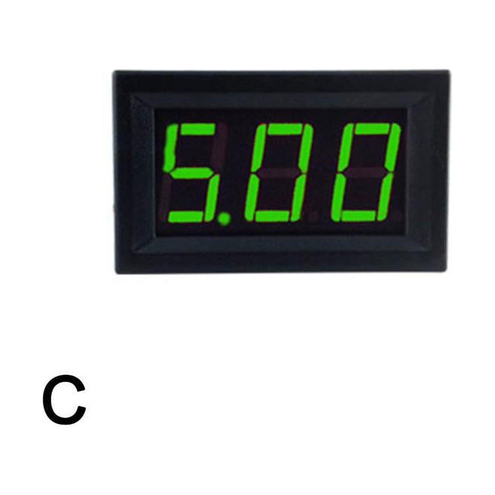 Mini DC4.5V-30V LED Panel Volt Voltage Meter Digital Voltmeter Display ...