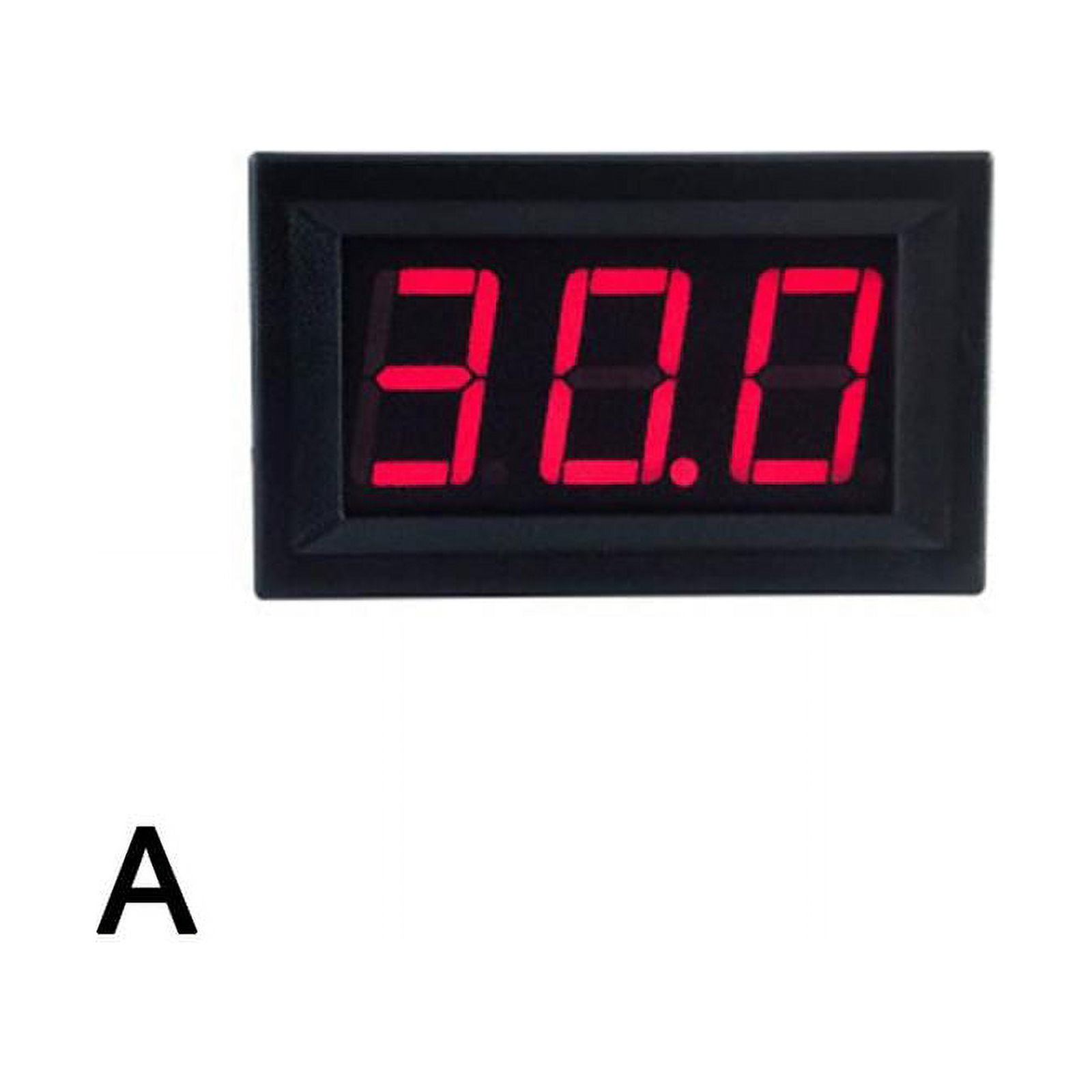Mini DC4.5V-30V LED Panel Volt Voltage Meter Digital Voltmeter Display ...