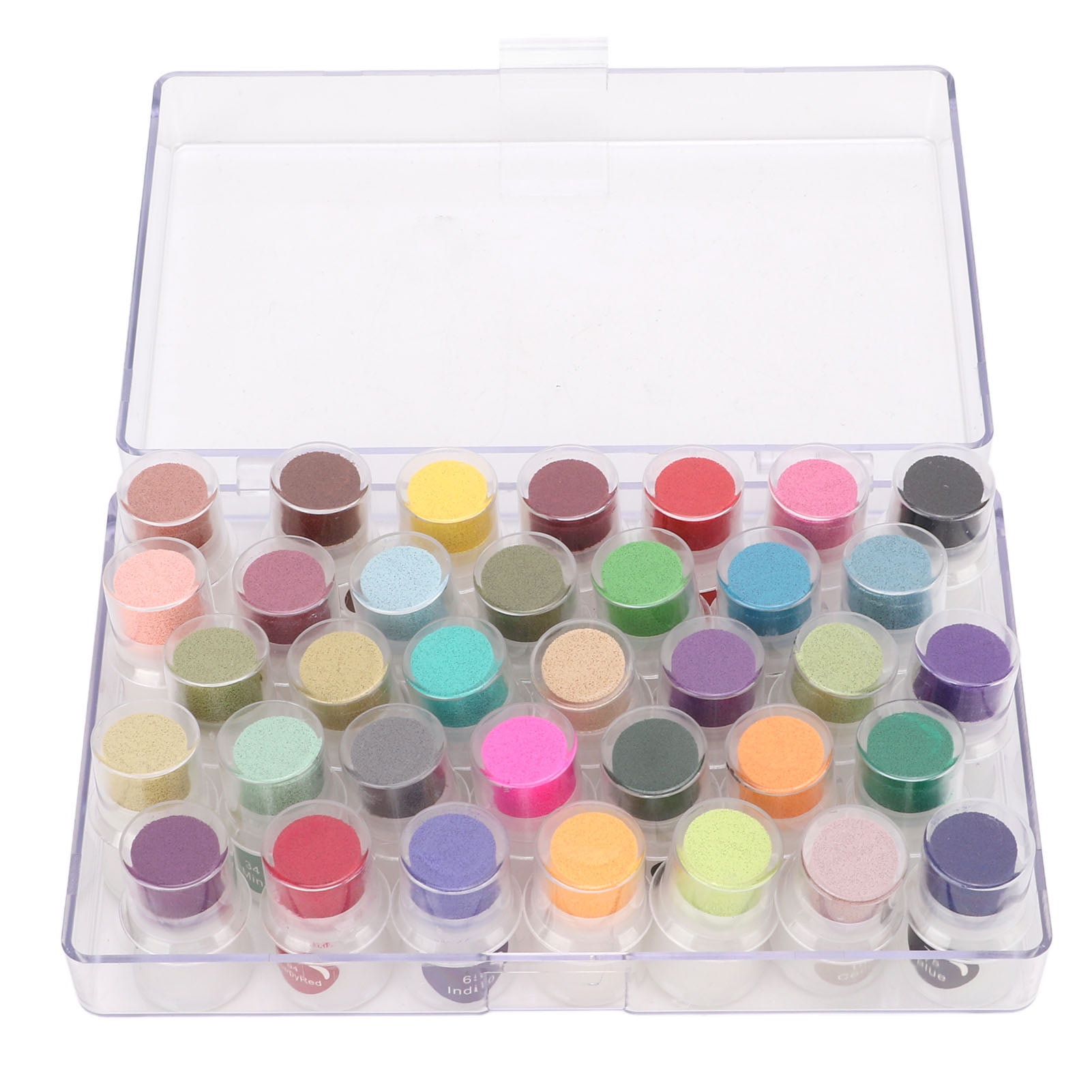 Mini DIY Kids Ink Pad 35 Colors Water Based Stamp Pad Clear Details ...