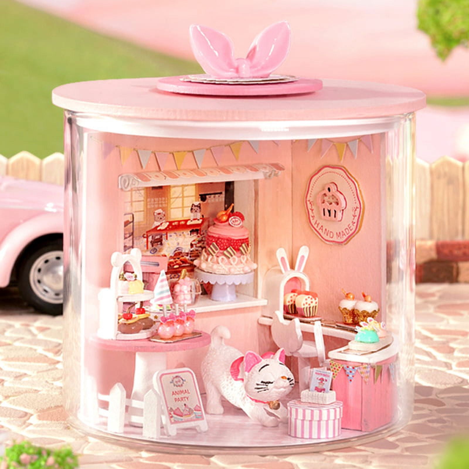 Mini DIY Kit For Doll House Making And Assembling Room Models Toys Home ...