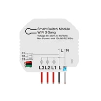 NEW WiFi Smart Light Switch RF433 No Neutral Wire Single Fire Smart ...