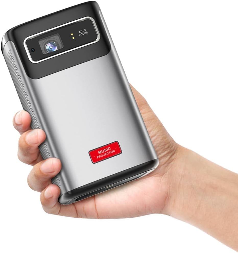 Mini DLP Projector 200 ANSI HD Video/Android 9.0 2GB + 32GB/Touchpad ...