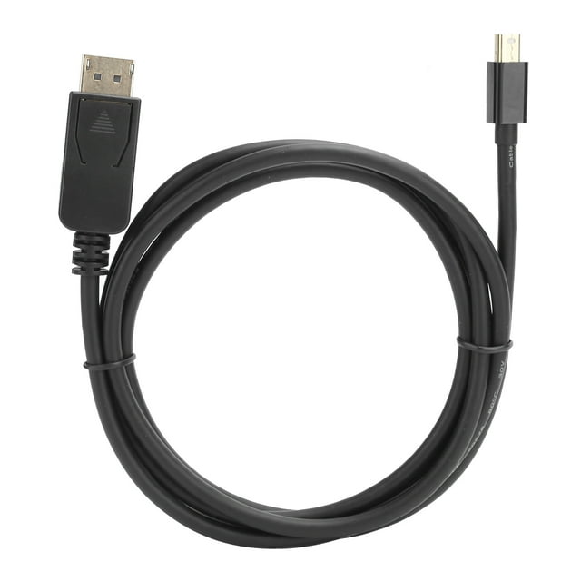 Mini DP to DP Cable Black ABS Plug for OS X Computer Network Converter ...