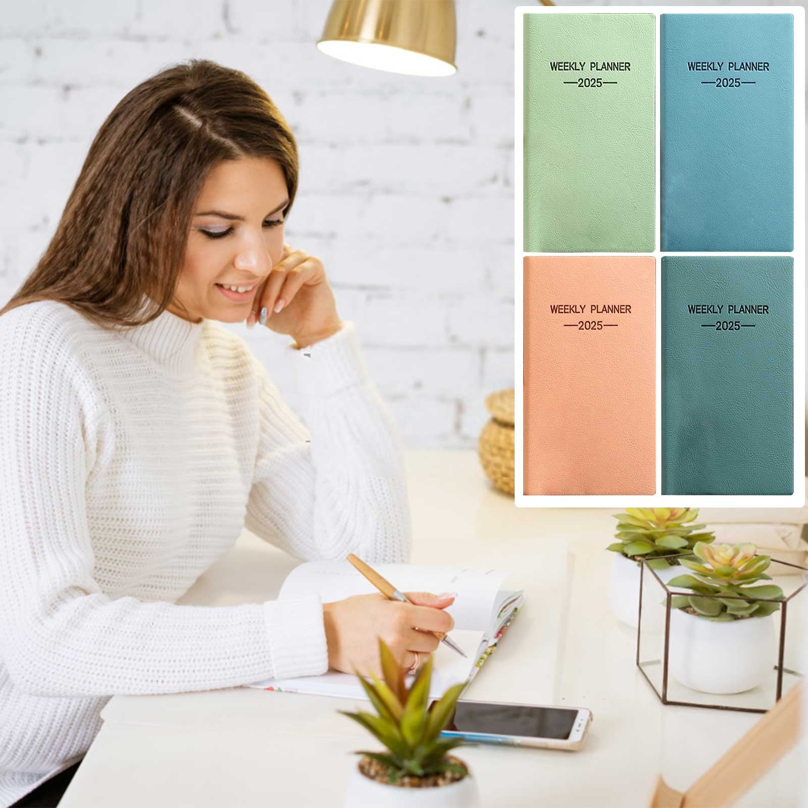 Mini Daily Planner Organizer, Spiral Bound Notebook Diary, 6x9 Inch ...