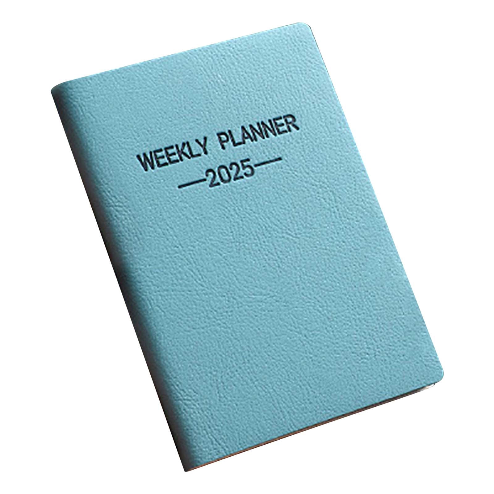 Mini Daily Planner Organizer, Spiral Notebook Diary, 6-Month Calendar ...