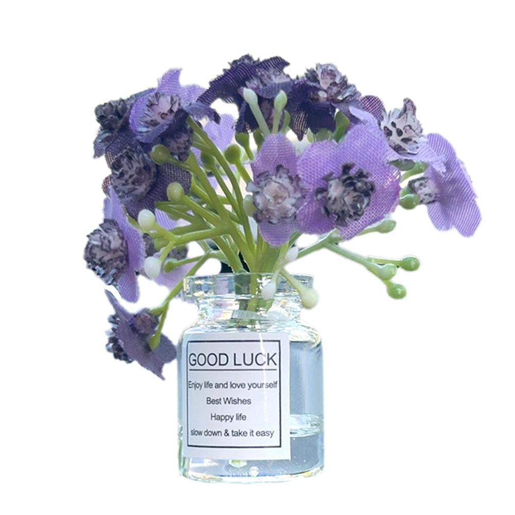 Mini Daisy ers in Glass Vase, Mini Rose er Vase Car Dashboard Dections ...