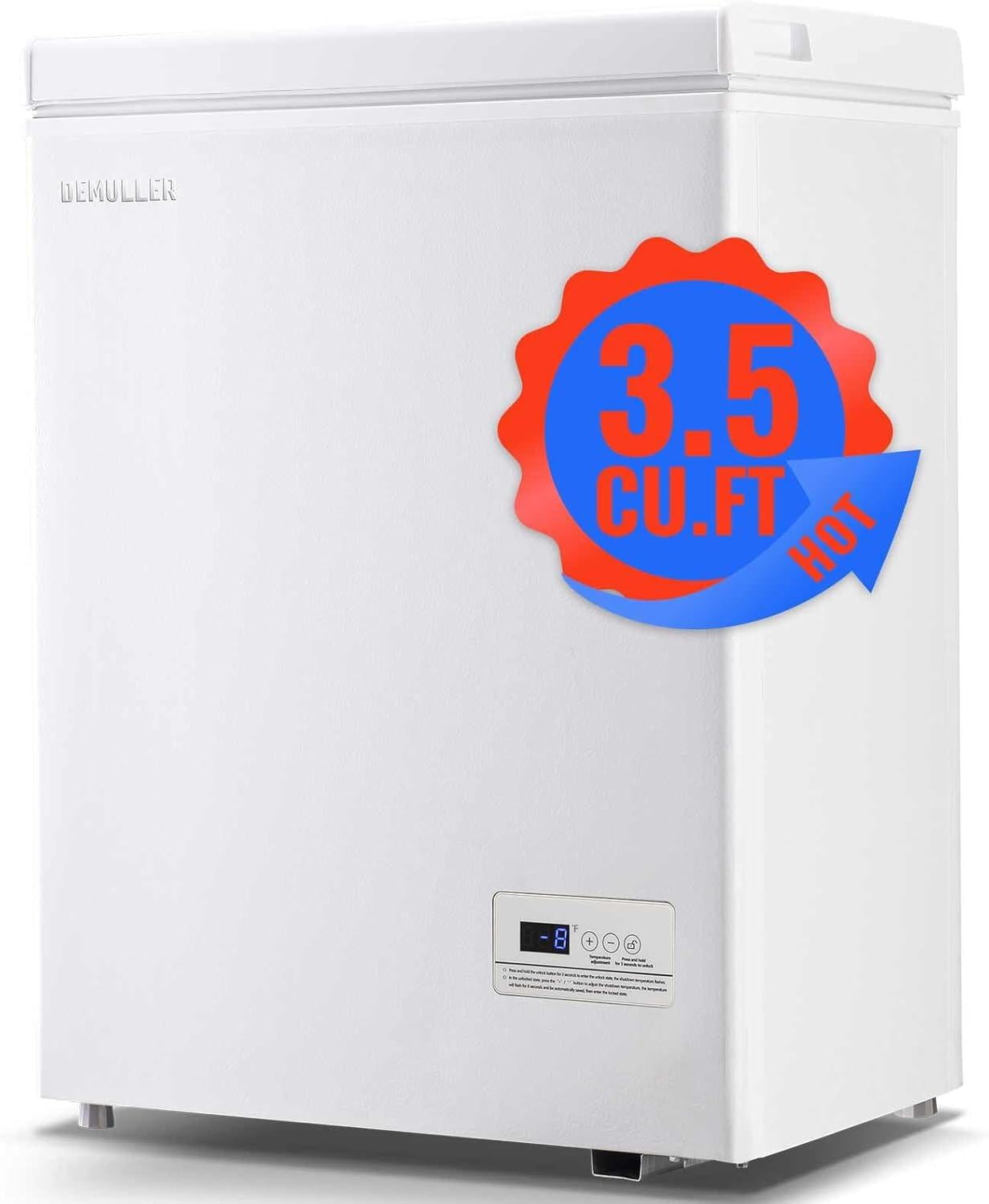 Mini Deep Freezer Top Open Door Compact Freezer Chest Freezer with ...