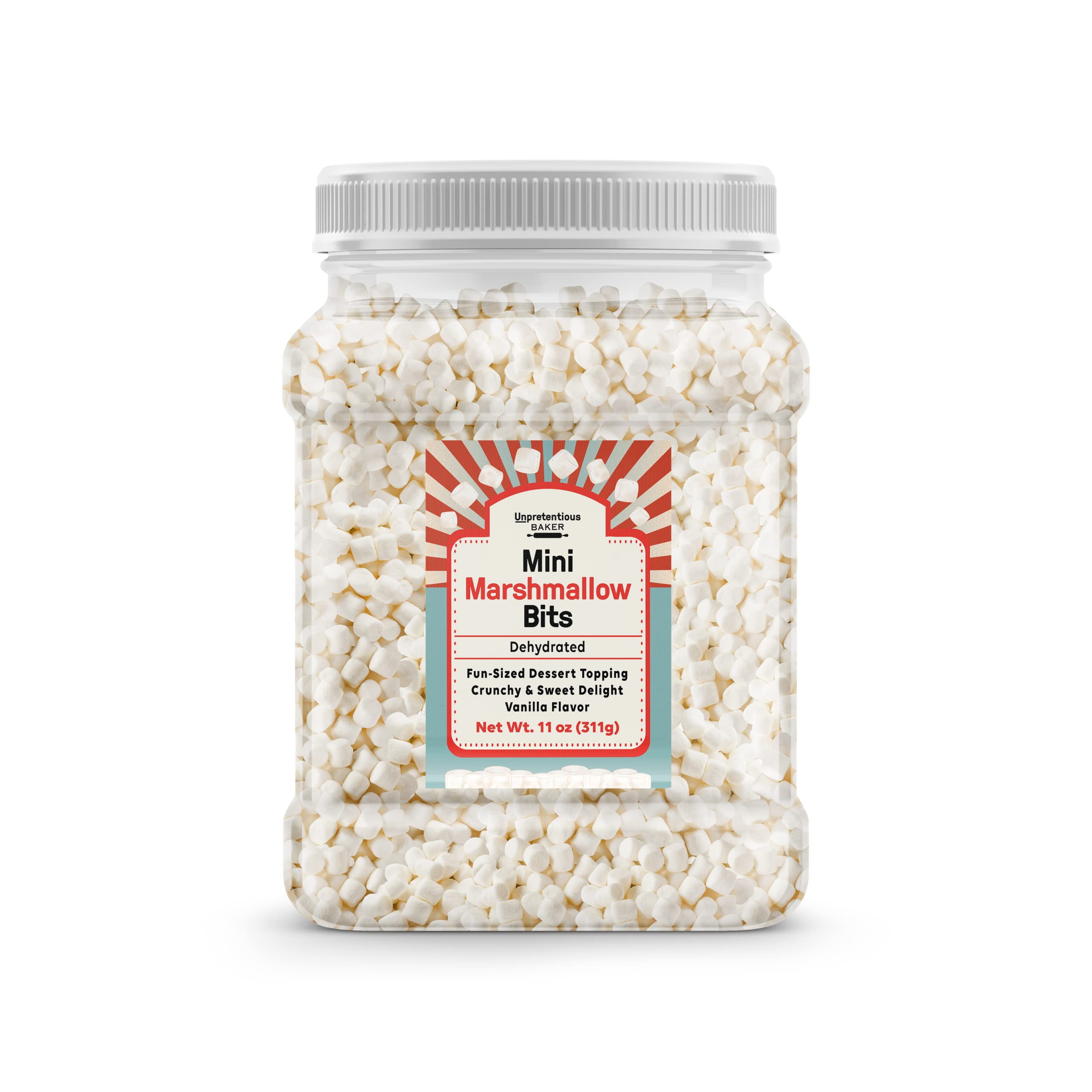Mini Dehydrated Marshmallow Bits By Unpretentious, 11Oz, Topper For ...