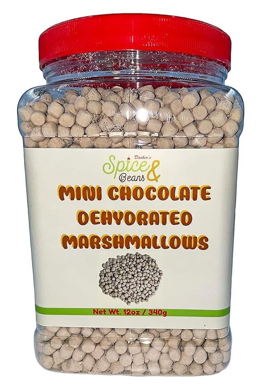 Mini Dehydrated Marshmallows by Dasher's Spice & Beans | 12oz Container ...
