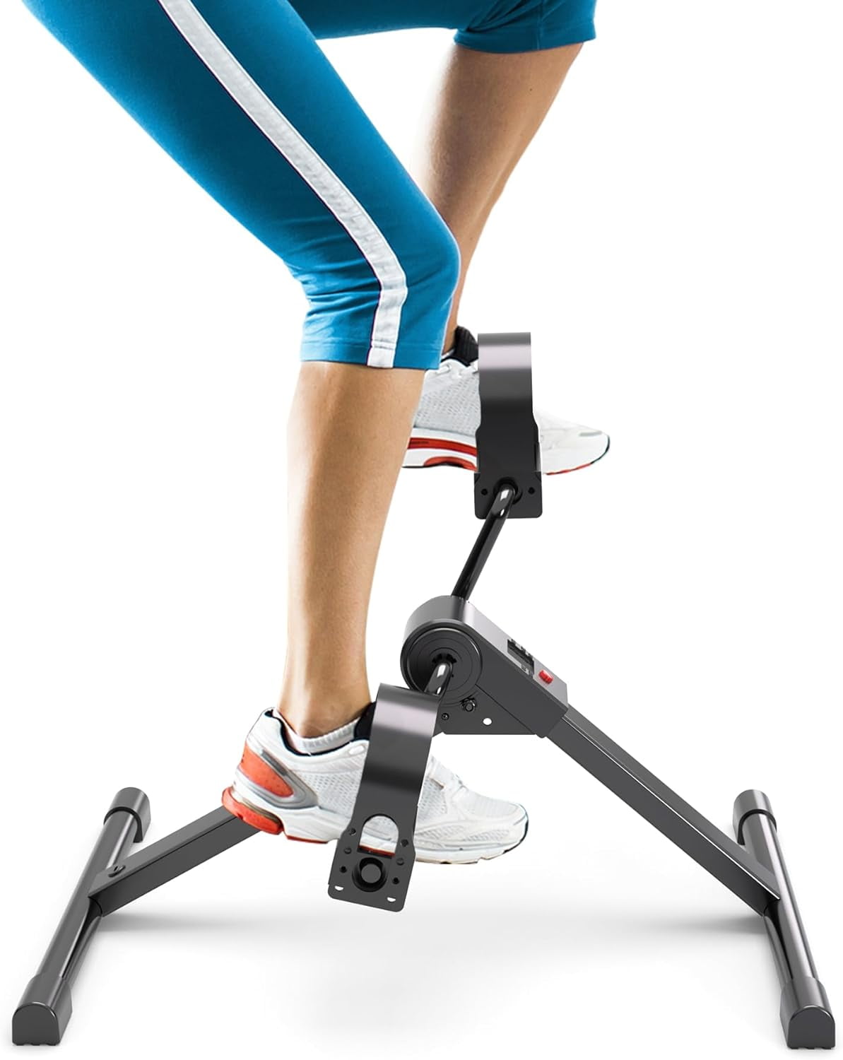 Mini Under Desk Bike Pedal Exerciser, Portable Folding Pedal Exerciser ...