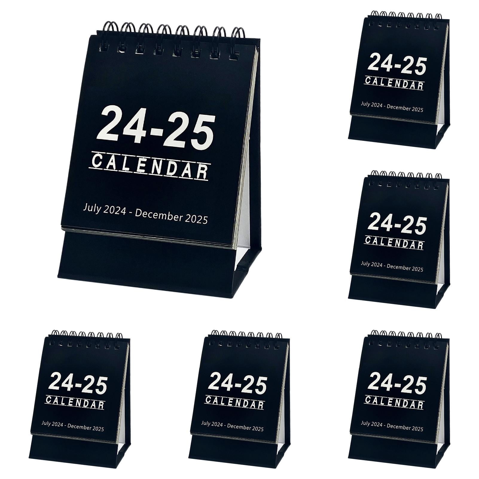 Mini Desk Calendar 2024 2025 For Planning Daily Scheduler Small ...