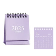 2025 Mini Calendar Creative Desktop Notebook Decoration Cute, Simple ...