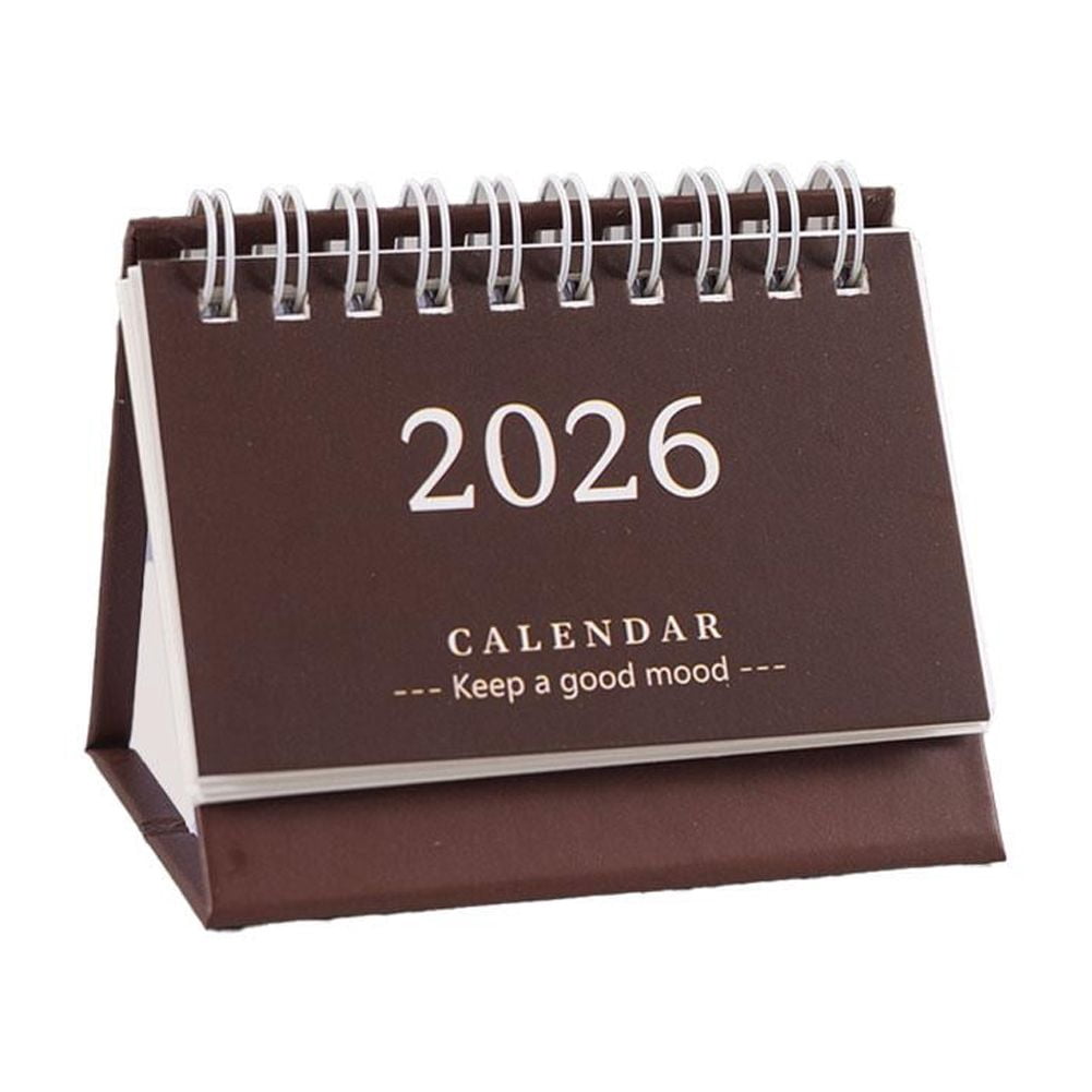 Mini Desk Calendar 2025-2026 - July 2025 to Dec 2026 Small Desktop ...