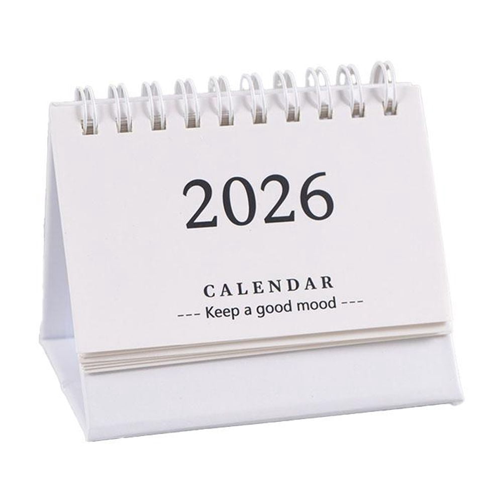 Mini Desk Calendar 2025-2026 - July 2025 to Dec 2026 Small Desktop ...