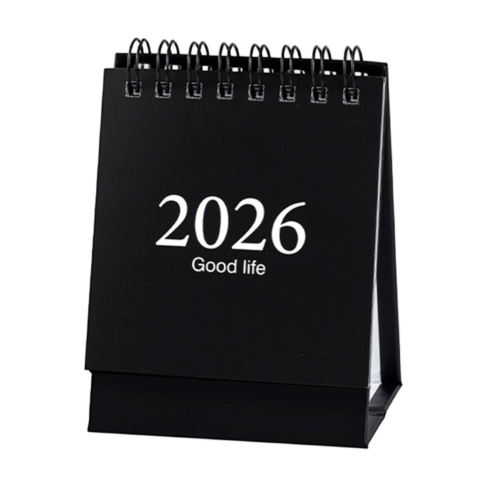 Mini Desk Calendar 2026-2027,Standing Flip Small Desktop Calendar,Twin ...