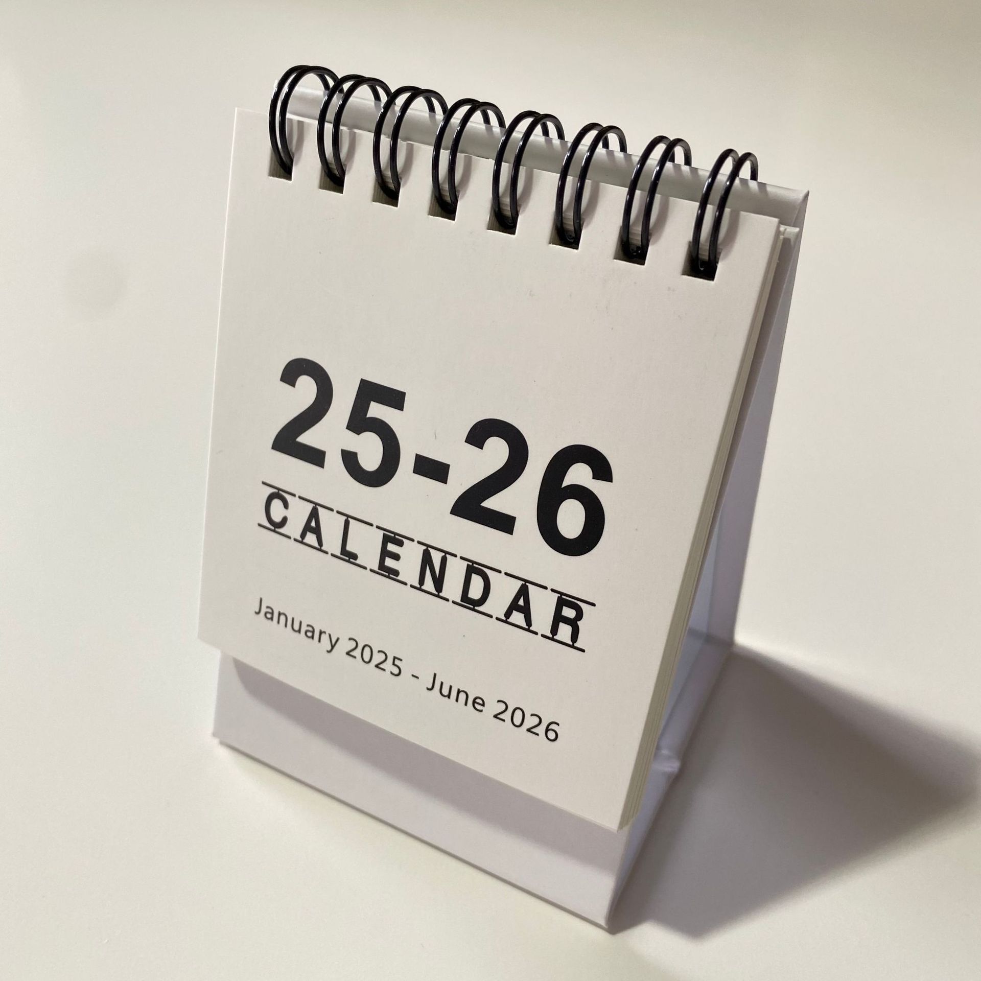Mini Desk Calendar Small Desktop Calendar Standing Spiral Mini Calendar ...