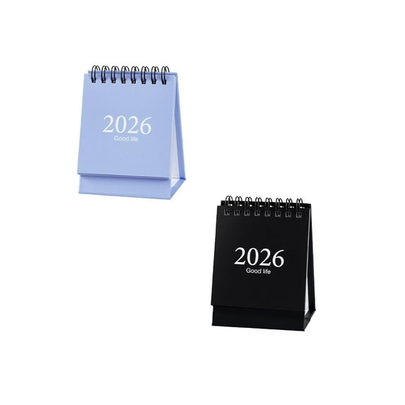 Mini Desk Calendars from Jan. 2026 - Dec. 2026 Pocket Calendar 3" x 3.8 ...