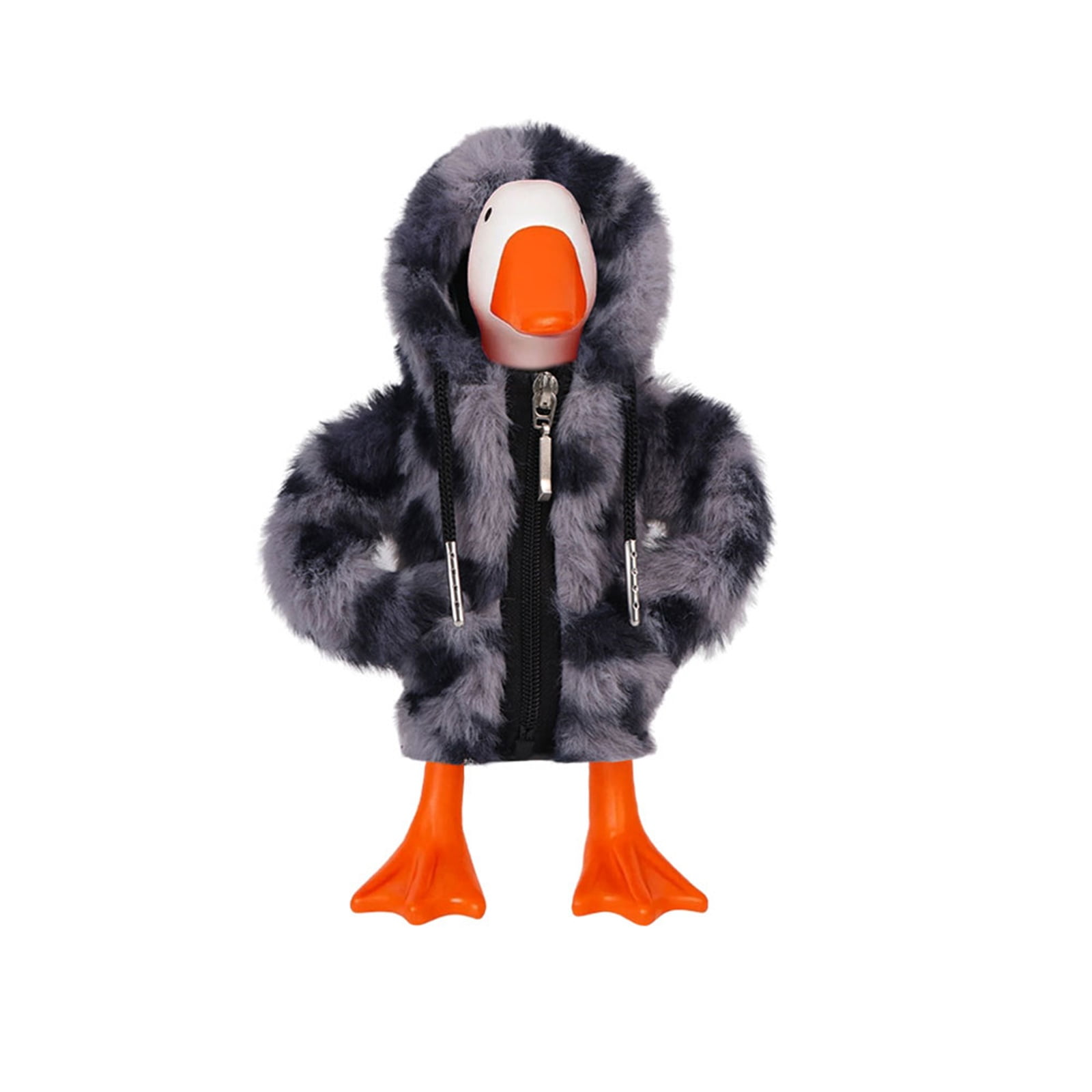 Mini Desk Goose 7 Inch Outfit Cute Table Decor Hoodies for Goose Statue ...