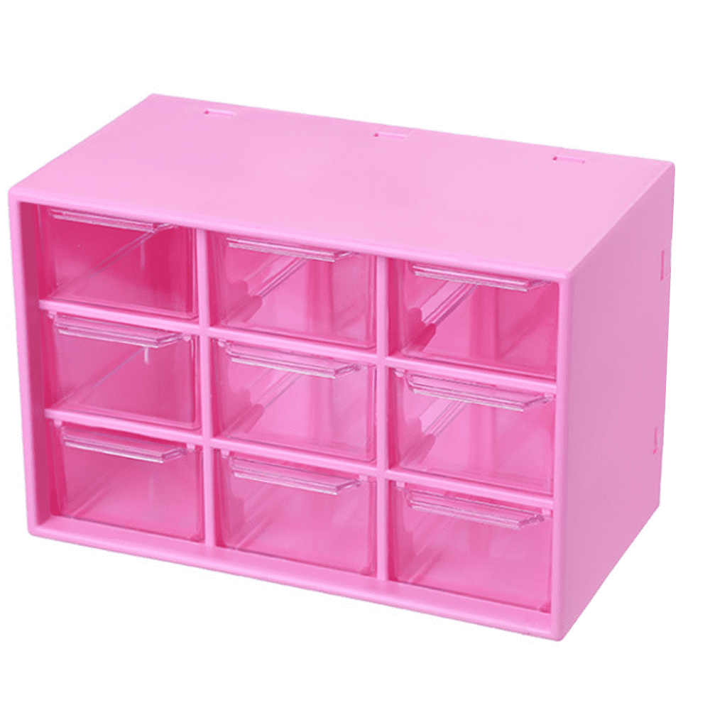 Mini Desk Organizer with Drawers, Office Supplies and Jewelry Storage ...