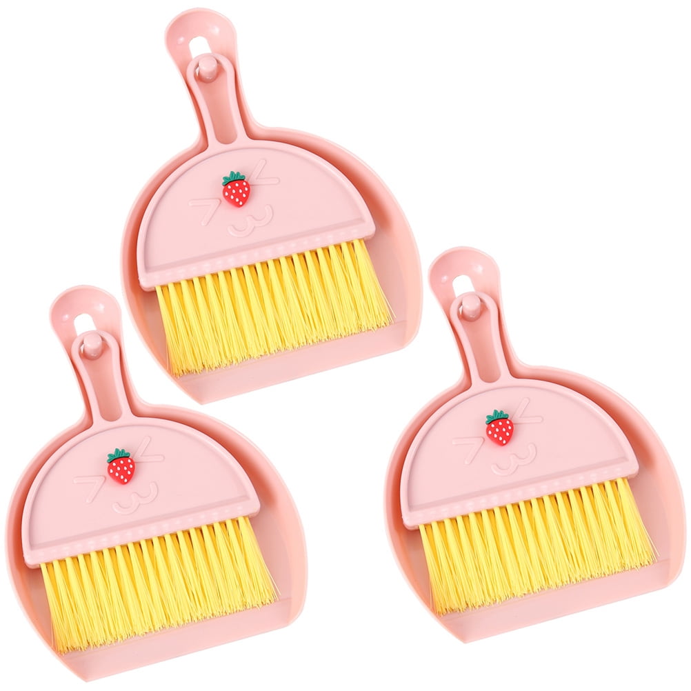 Mini Desktop Broom Computer Cleaning Brush Dustpan and Cars Detailing ...