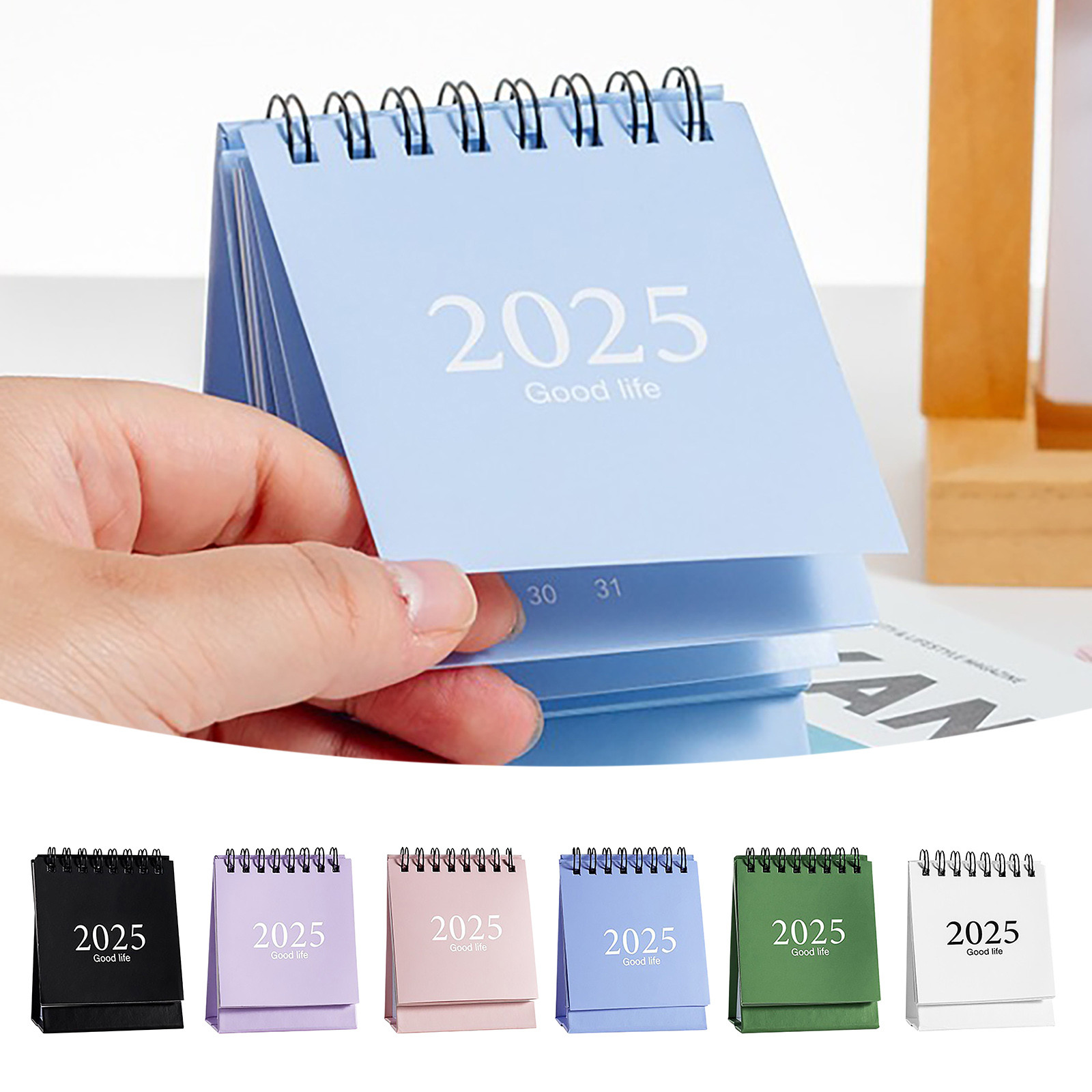 Mini Desktop Calendar,2024-2025 - Juli 2024 to Dec 2025 Small Desktop ...