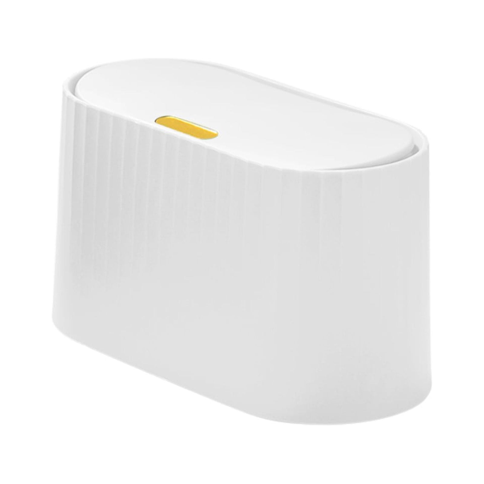 Mini Desktop Can With Lid Office Countertop Push Type Small Garbage Can ...