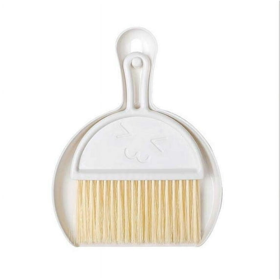 Mini Desktop Cleaning Brush Dustpan Set – Plastic High Elasticity ...